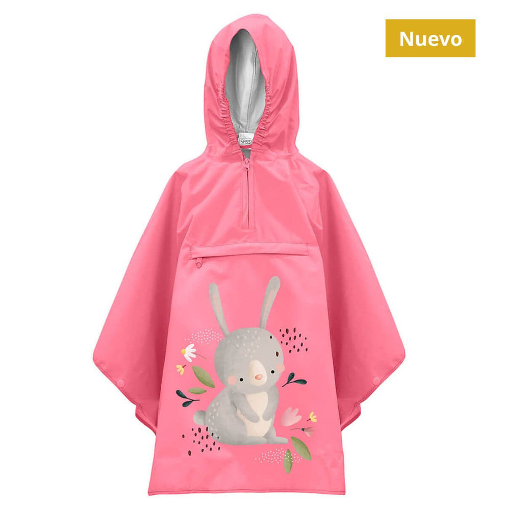 Poncho Impermeable Conejo | Poncho de Lluvia | Sassi | Dractoys